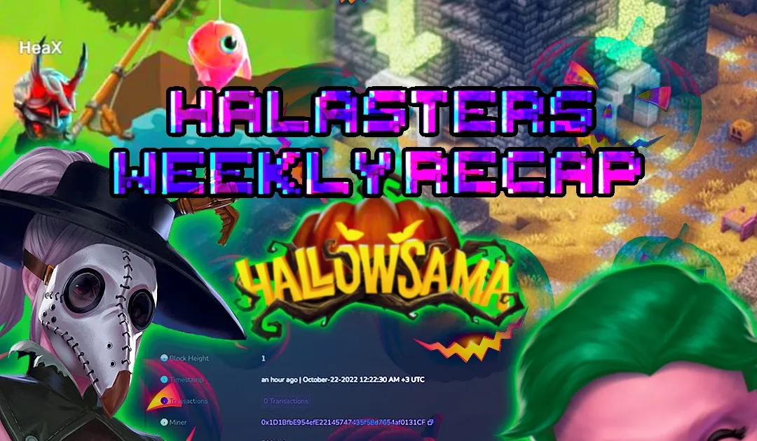 Halaster's weekly ecosystem recap (Oct 20th - 27th) - samaverse,news